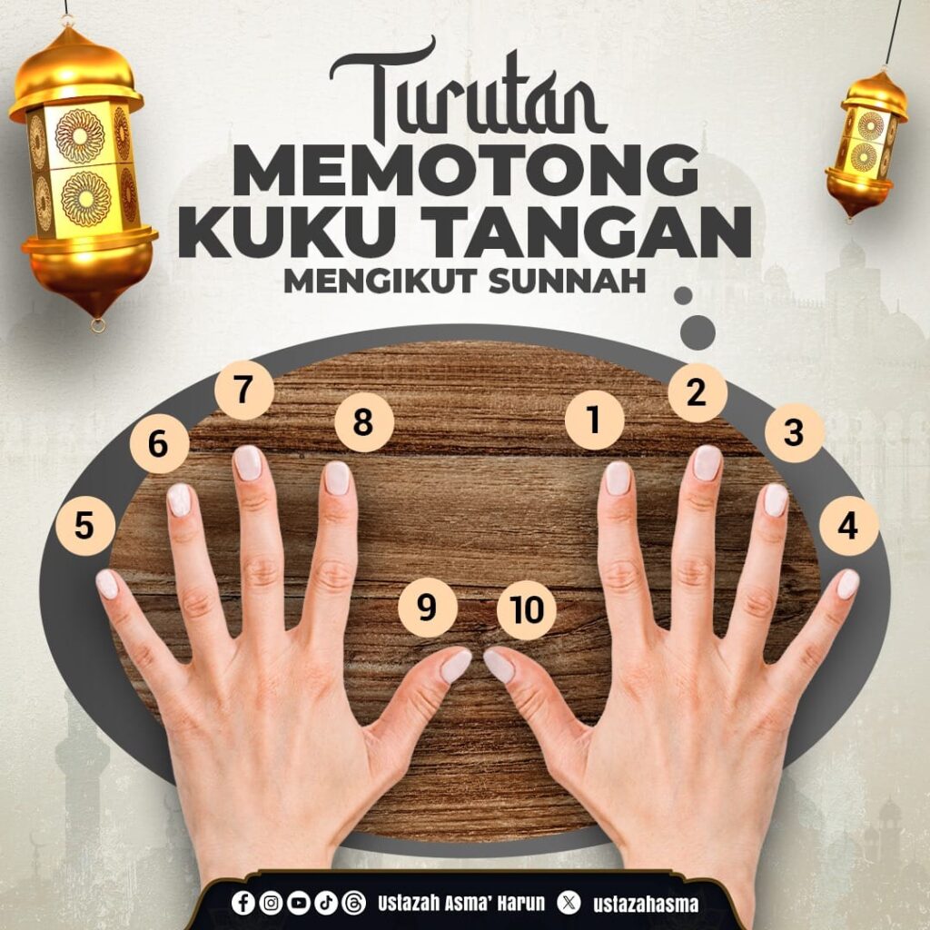 Sunnah Paling Mudah Buat Hari Jumaat, Potong Kuku. Ikut Turutan Ini